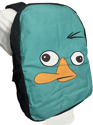 School Backpack Travel Bag BookBag Platypus Character Cute Fun Colorful ...