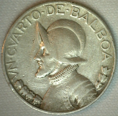 1932 Silver Panama Quarter 1/4 Balboa Coin Very Fine | eBay