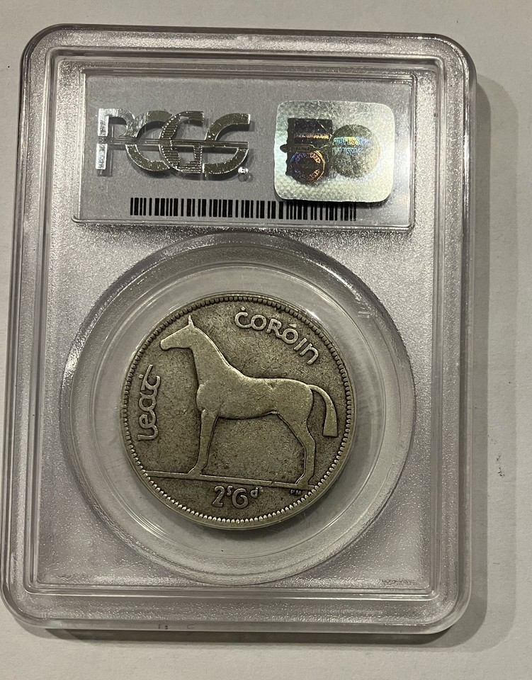 1943 IRISH HALF CROWN IRELAND PCGS VF 25 RARE, WITH ONLY ABOUT 500 KNOWN F1014 | eBay