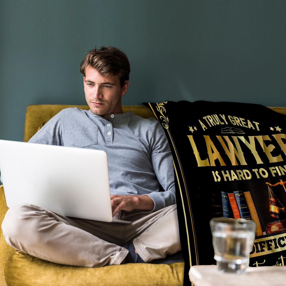Lawyer Gifts for Women Men Blanket 60x50 Graduation for Future Lawyer ...