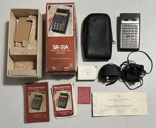 Texas Instruments SR-51A Electronic Slide Rule Calculator in Box ...