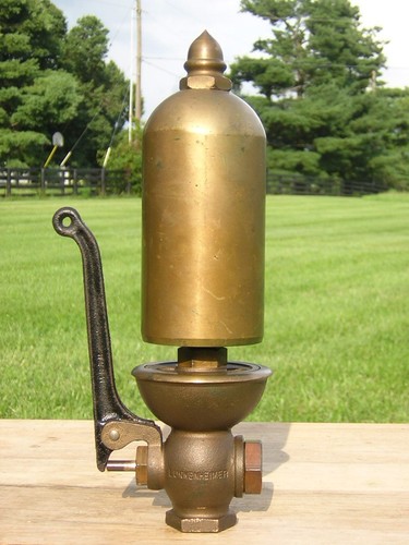 3" Diameter Lunkenheimer Steam Whistle With Built In Valve / Traction ...