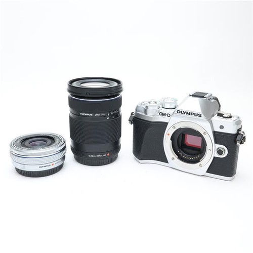 Olympus Om-D E-M10 Mark Iii Ez Double Zoom Kit Silver Digital Camera ...