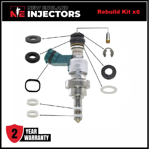 Fuel Injector Rebuild Kit DENSO 23250-31030 Fits Lexus 3.5L V6 2006 ...