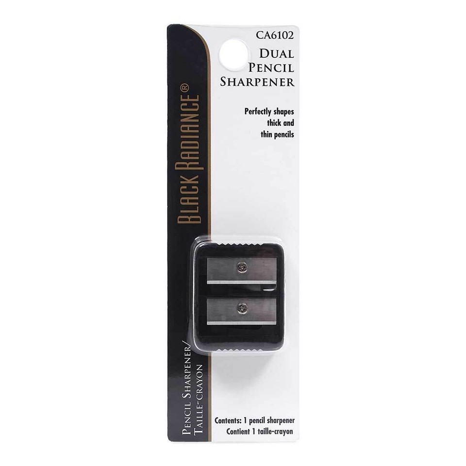 3 Black Radiance Dual Pencil Sharpener for Eyeliner Lipliner Thick ...