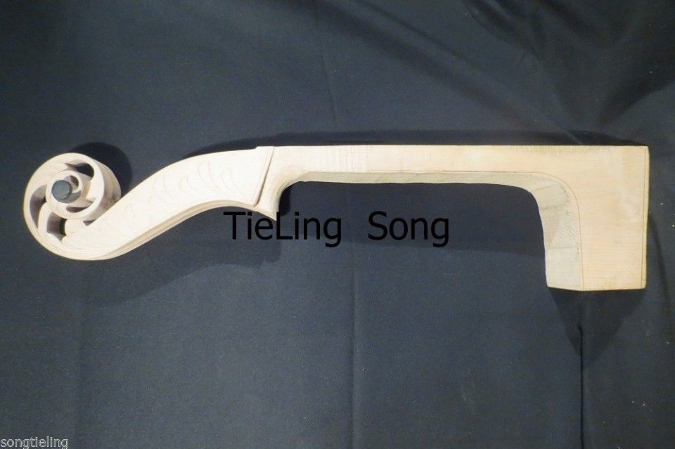 Good unfinished 3/4 Emptied upright double bass maple neck | eBay