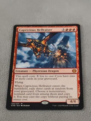 MTG Capricious Hellraiser Phyrexia: All Will Be One 125/271 Regular ...