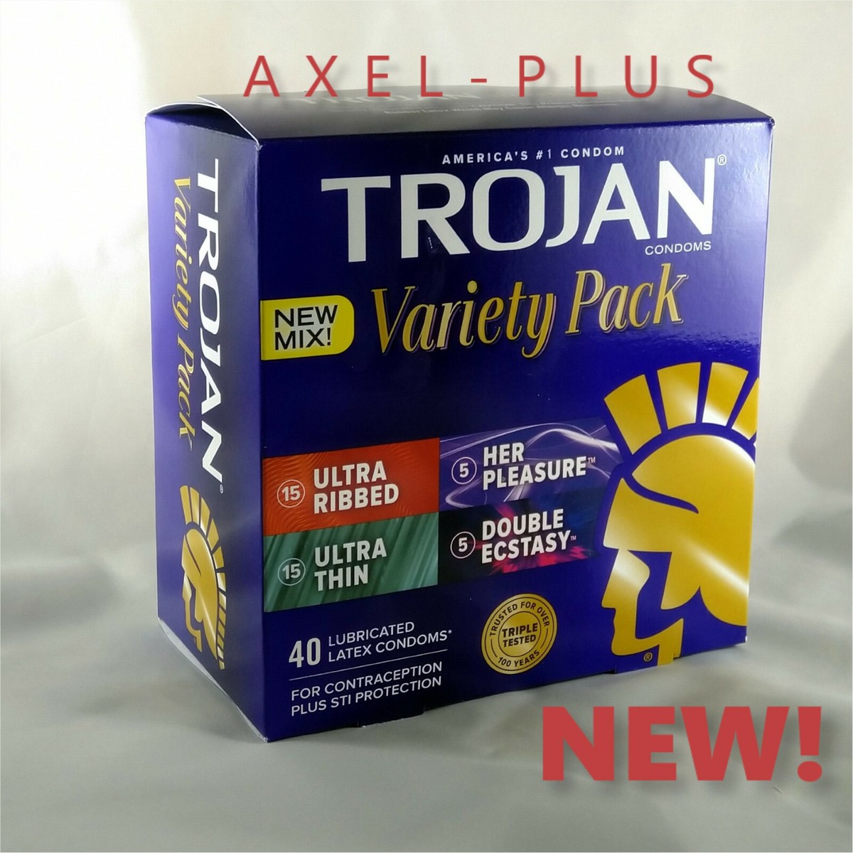 Trojan Condom Packages
