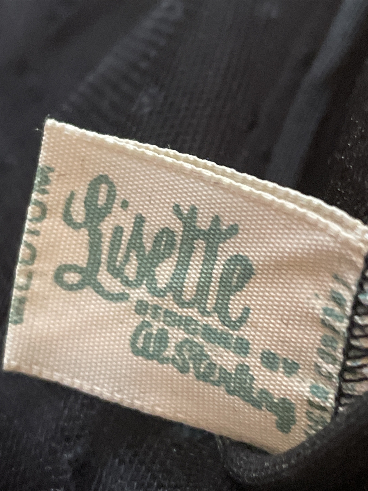 VTG Lisette Black Sheer Nylon Lace Babydoll Nightie N… - Gem