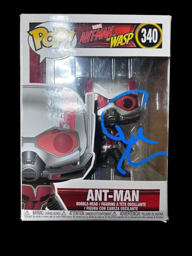 PAUL RUDD SIGNED ANT MAN FUNKO POP AUTO BECKETT BAS COA MARVEL | eBay