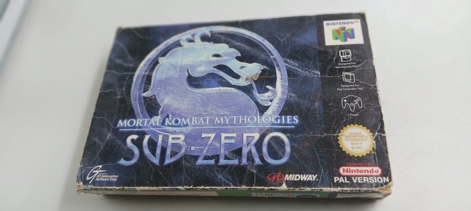 Mortal Kombat Mythologies : Sub-Zero Nintendo 64 - Prix - Photo ...