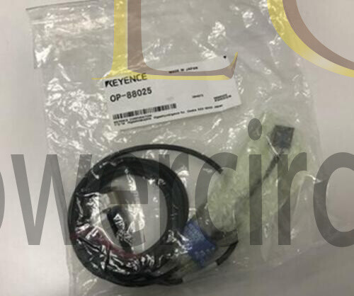 KEYENCE OP-88025 Sensor Cable for 4-pin M12 Connector Type Straight 2m ...