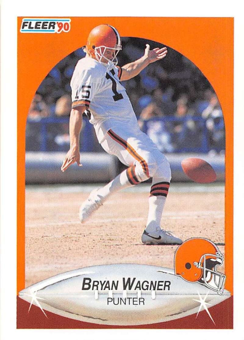 1990 FLEER NFL Football Trading Card #59 - BRYAN WAGNER, Cleveland Browns | eBay