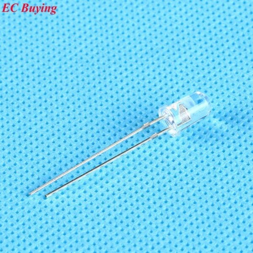50pcs 5mm LED Diffused Bi-Color Clear Red/Green 2Pin Round LED Diode | eBay