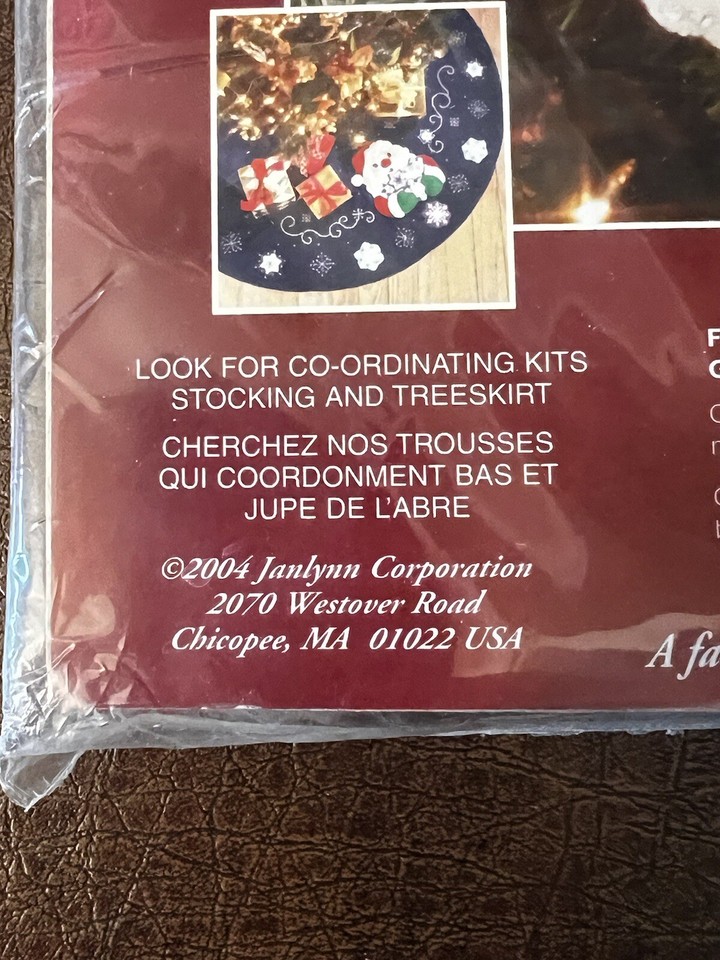Janlynn 2004 Santa's Snowflake Collection Ornaments Felt Kit #090-0056 ...