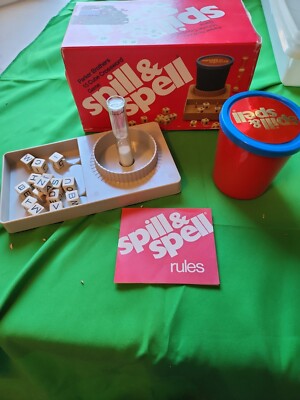 1972 Parker Brothers SPILL & SPELL game complete with rules | eBay