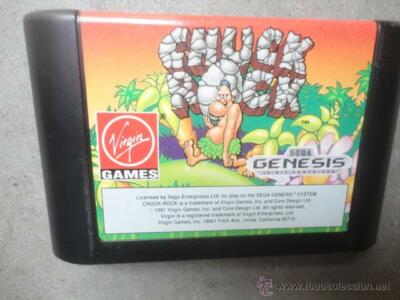 CHUCK ROCK - SEGA MegaDrive - Loose | eBay