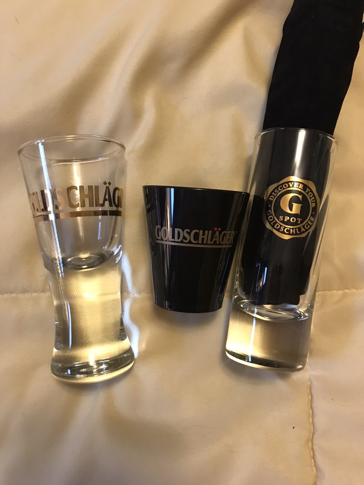3 Goldschlager Shot Glasses, 1 Black, 1 Shooter & 1 Tall Shot | eBay