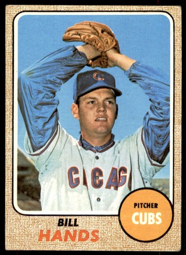1968 Topps Bill Hands Chicago Cubs #279 EX | eBay