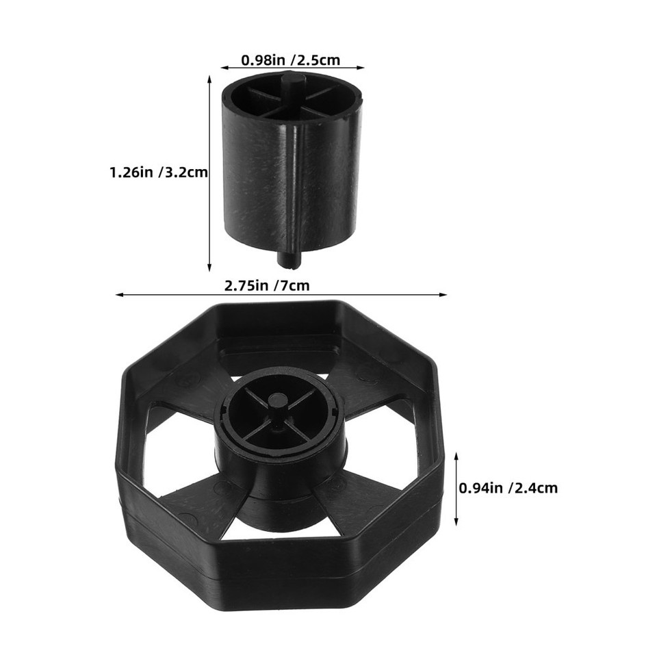 4 Sets Tape Dispenser Refill Roller Replacement Desktop Holder Wheel ...