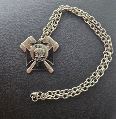 WWE Triple H Hammer Logo Pendant - Official WWE Merch - Metal Chain And ...