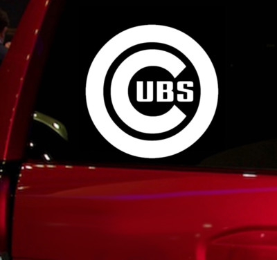 Chicago Cubs Window Sticker Vinyl Decal any size any color | eBay