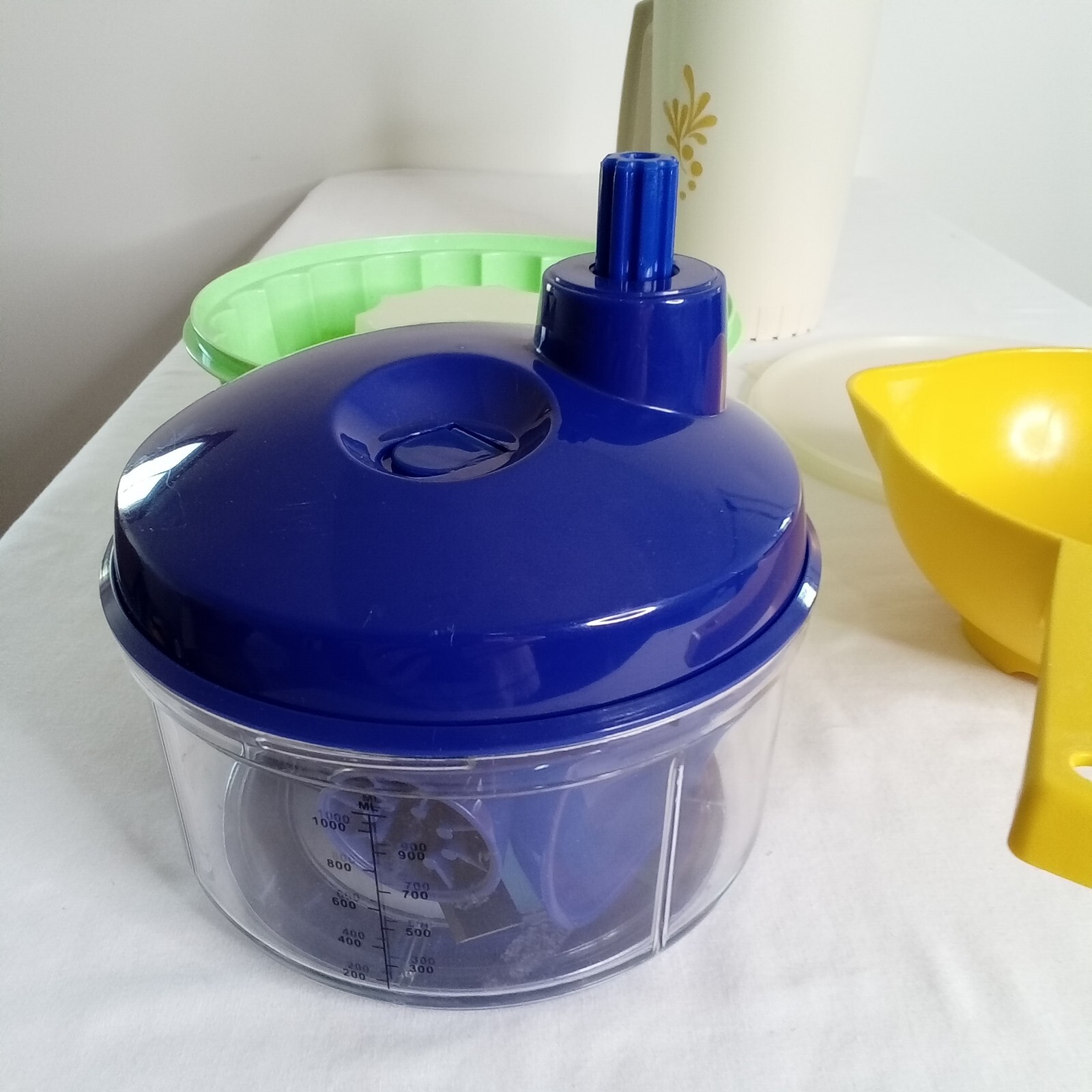 Tupperware Lot Quick Chef Manual Food Processor Jello Mold Pitcher ...