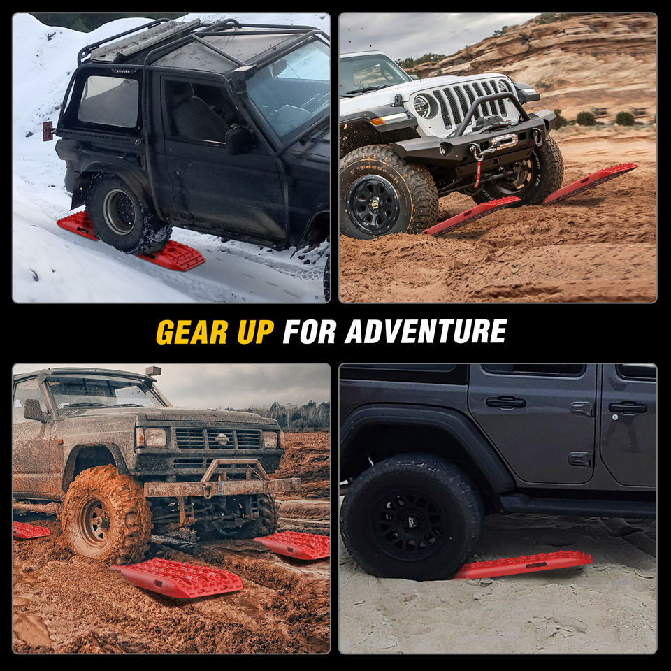 Nilight Recovery Traction Boards For 4WD 4X4 with 2PCS Mounting kit ...