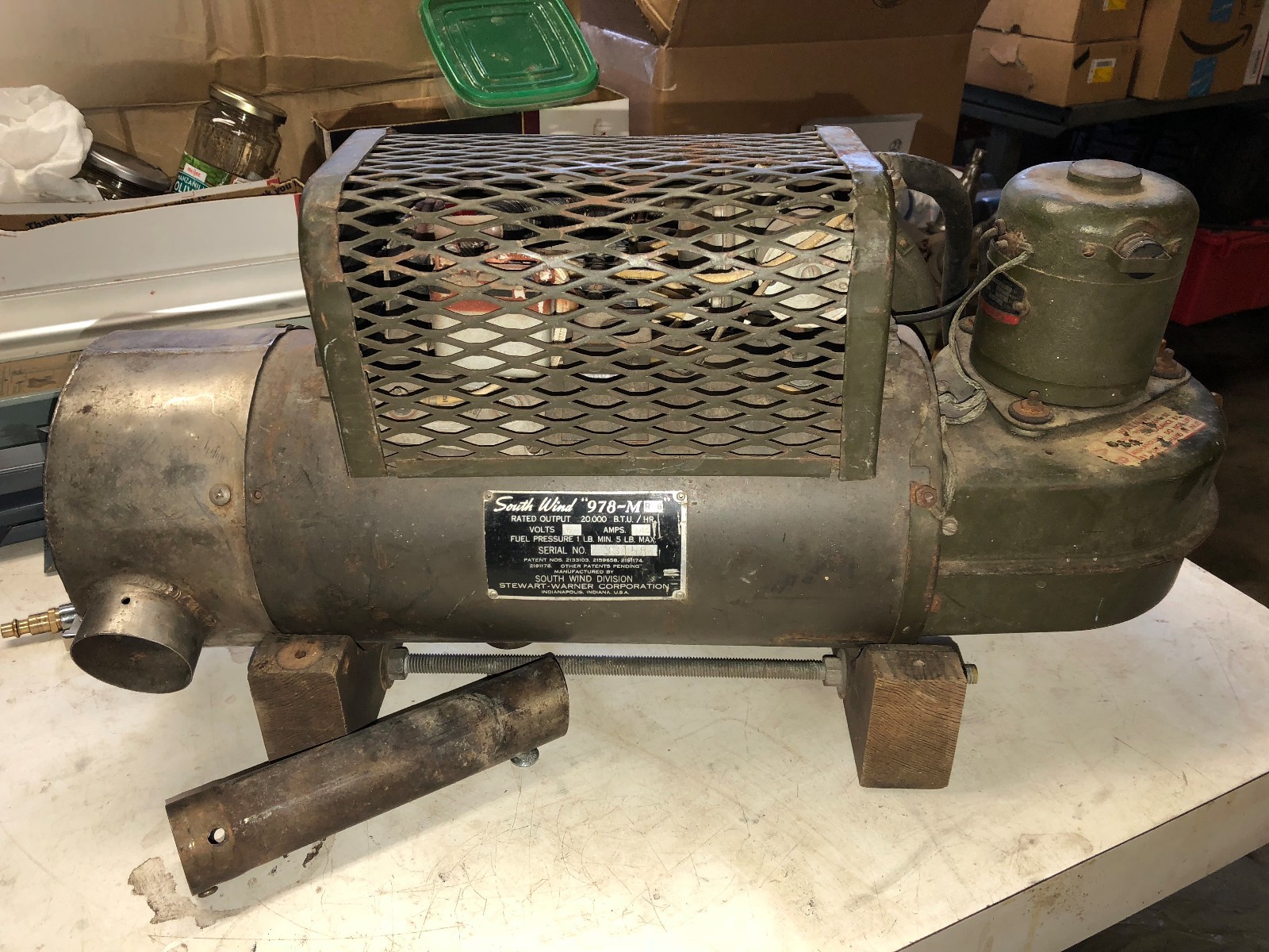 Dodge power wagon M37 M43 Heater South Wind 978-M Stewart Warner sold ...