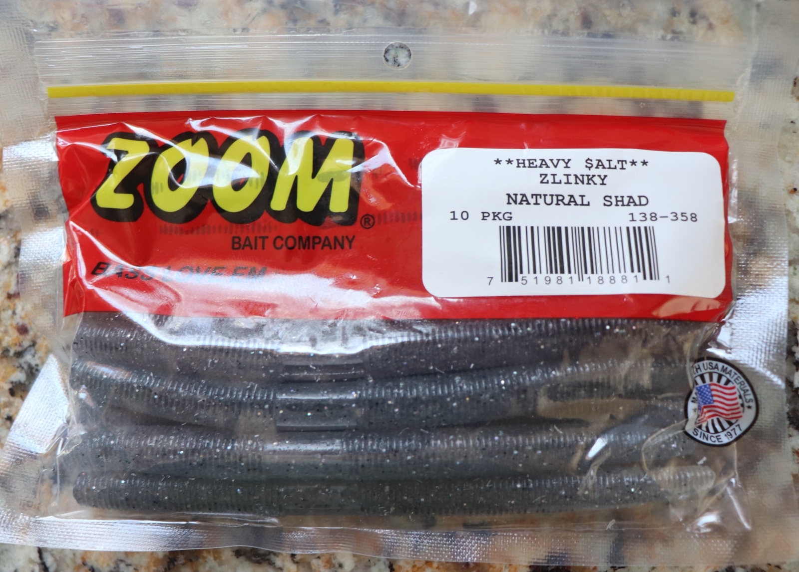 Zoom Zlinky 5" Heavy Salt 10 Pack Pick Color & Qty | eBay