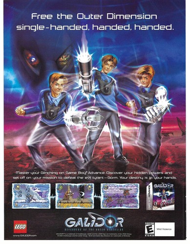 2003 Lego Galidor Defenders Of Outer Dimensions Vintage Magazine Print ...