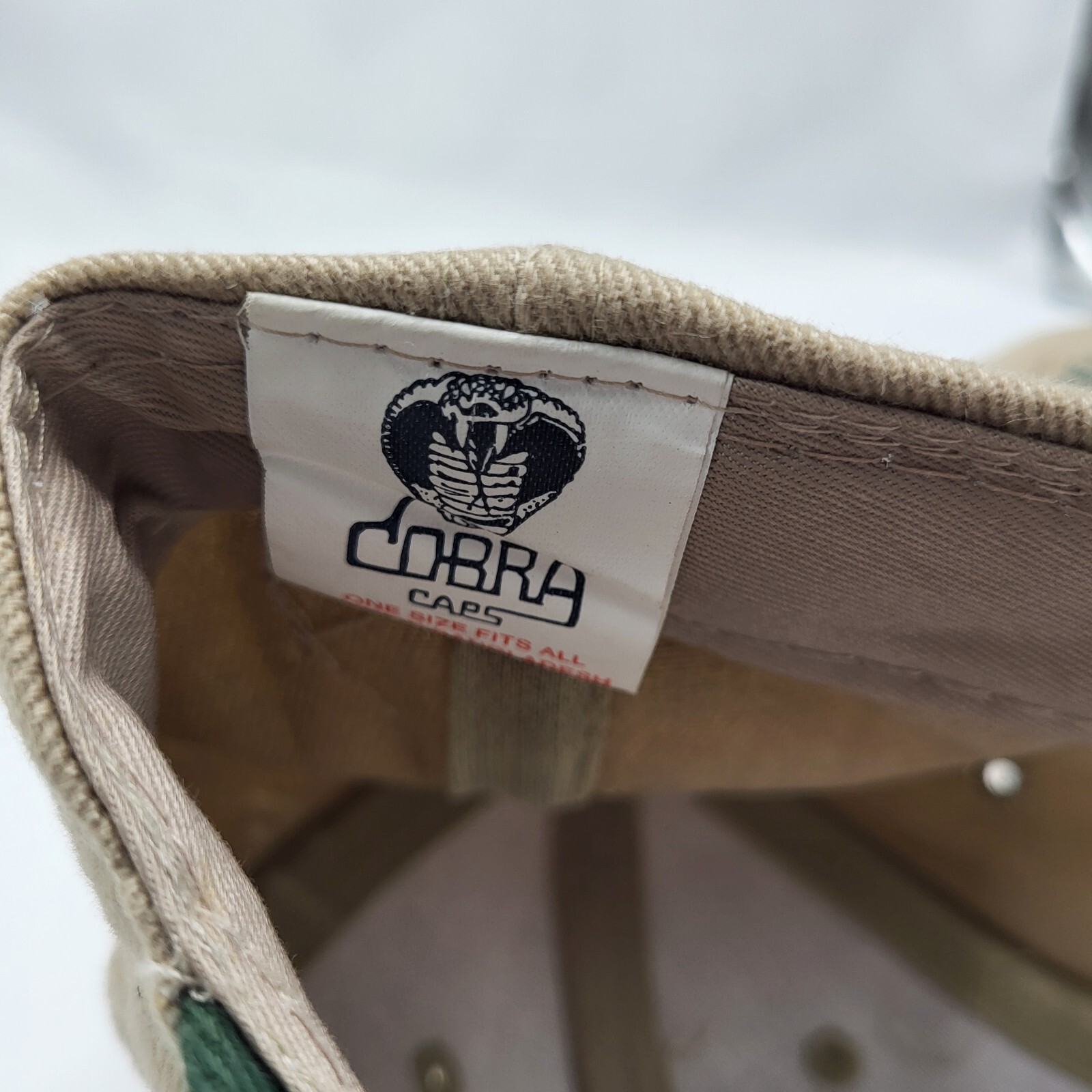 Catamount Energy Corporation Cap - Adjustable Strap - Tan/Green - Cobra ...