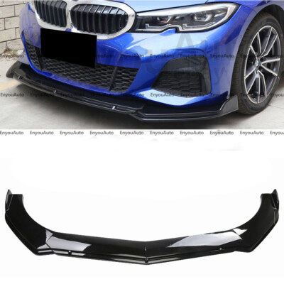For BMW 525i 530i 540i Series Front Bumper Lip Spoiler Splitter Glossy ...