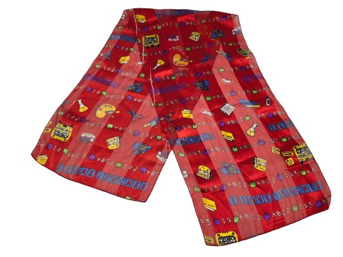 Back To School Women's Scarf Teacher Gift Scarf 59x14" Fashion Red ...