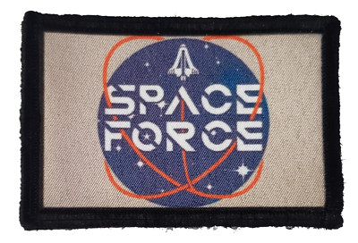 Space Force Trump Morale Patch Tactical ARMY Hook Military USA Badge ...