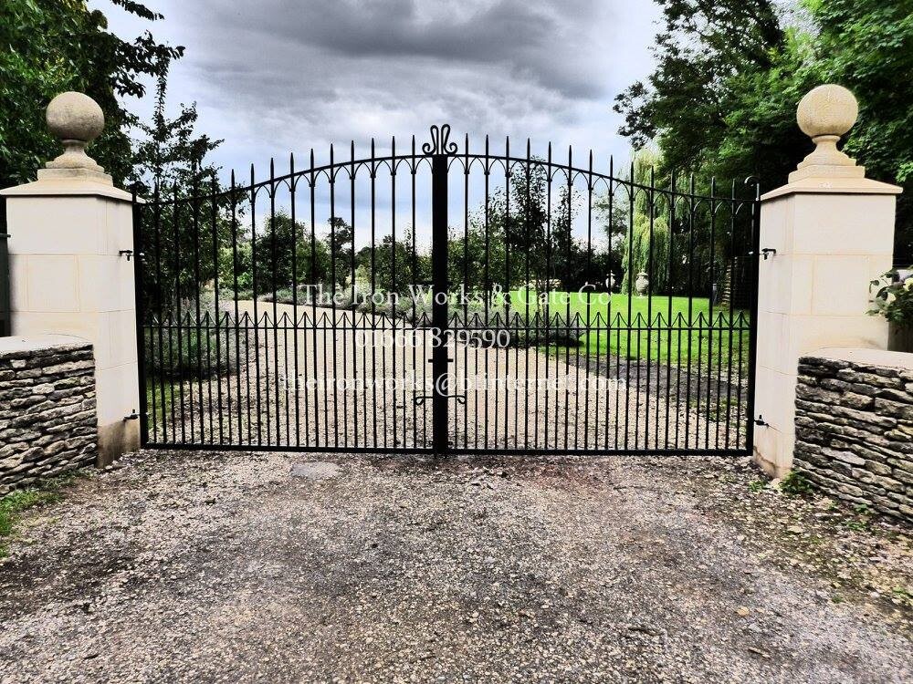 Rustic Wrought Iron Driveway Gates Antique Wrought Iron Driveway Gates