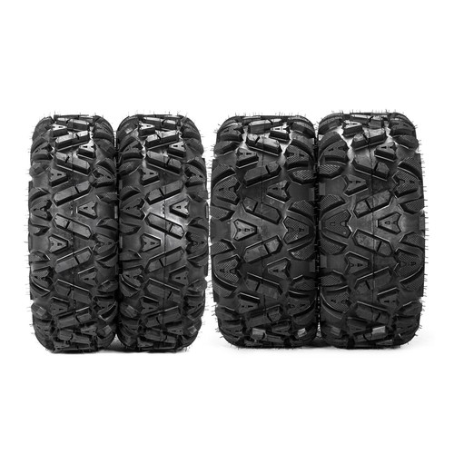 Set 4 ATV Tires 26x11-12 26x9-12 UTV All Terrain 6PR Heavy Duty 26x9x12 ...