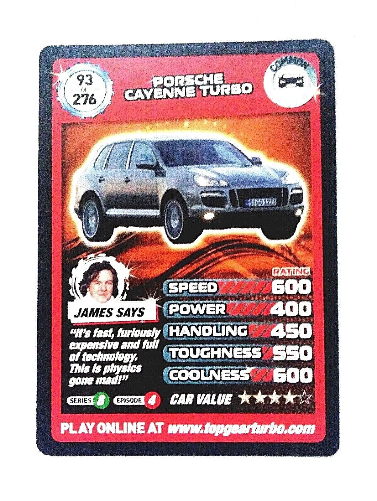 Top Gear Turbo Challenge Trading Cards 2009 51-100 | eBay