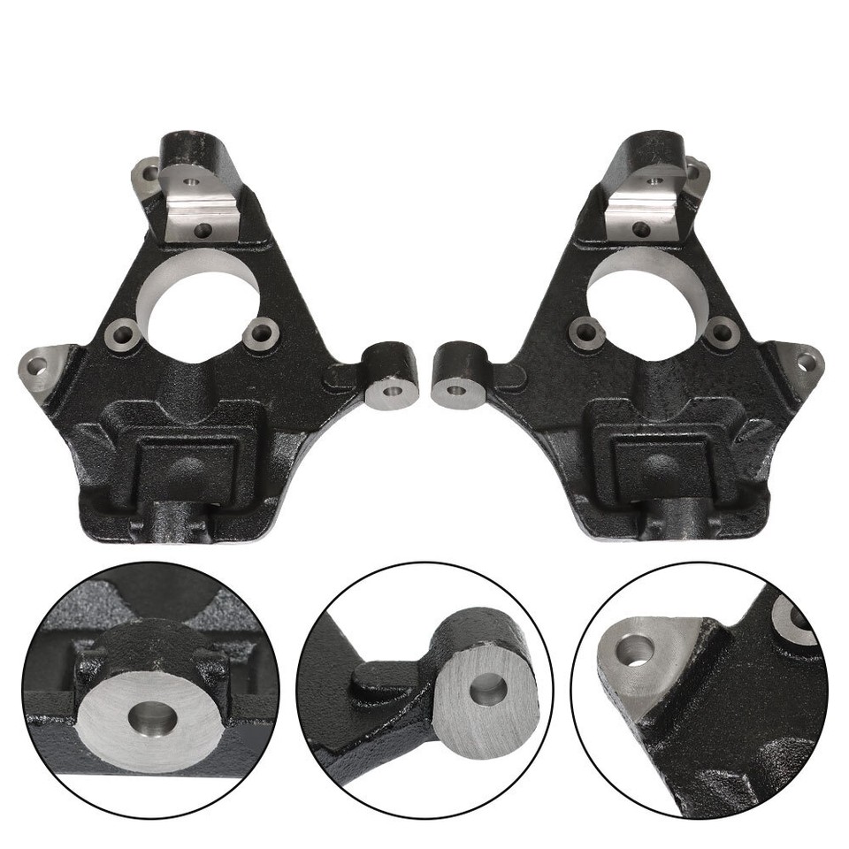 NEW 2" Drop Lowering Spindles For Chevy Silverado GMC Sierra 1500 2WD ...