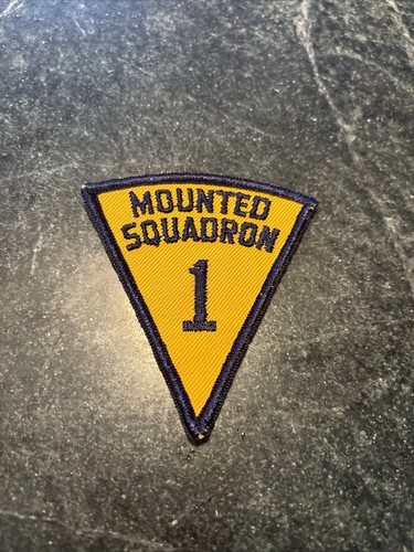 Obsolete NYPD Mounted Squadron 1 70s 80s POLICE PATCH Rare Vtg 4” NYC ...