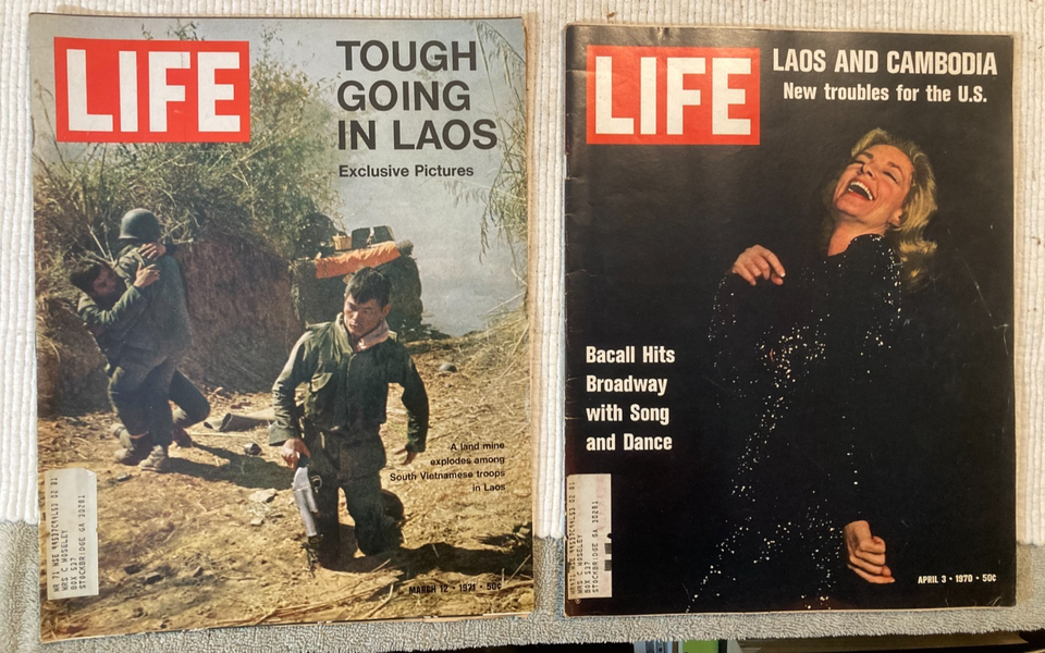 Lot 6 LIFE Magazines 1967-71 - US Troops, Vietnam war, Laos, Cambodia ...