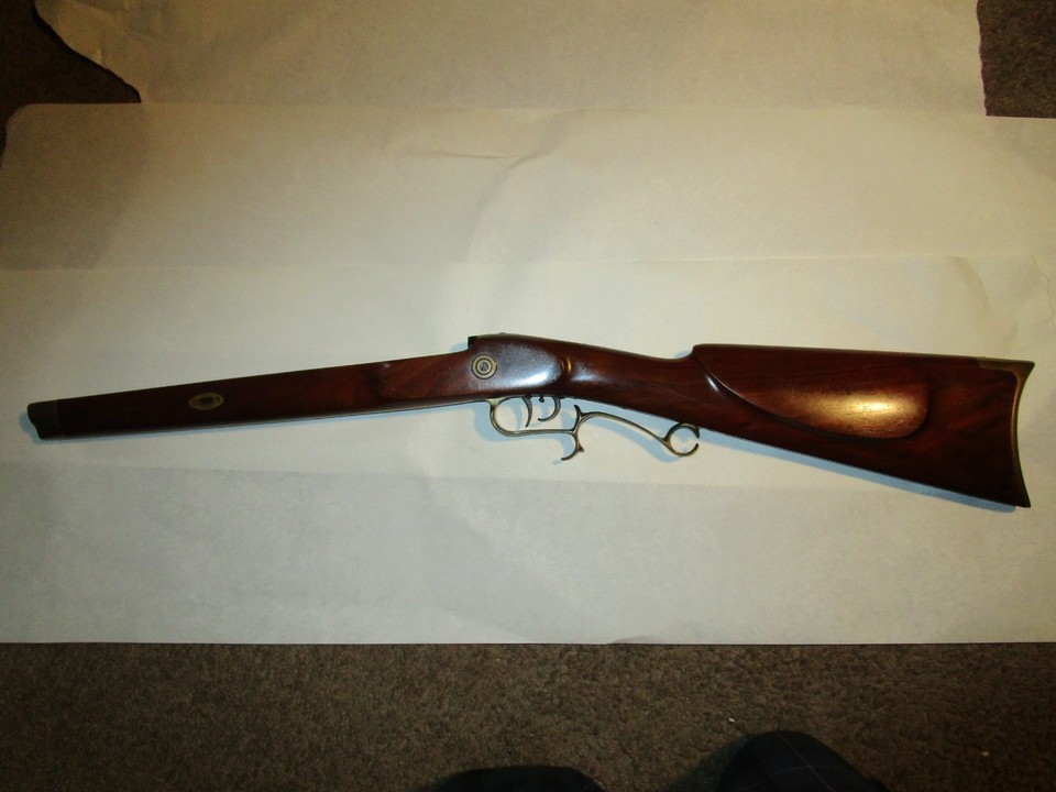vintage Thompson Center Hawken Rifle stock , black powder gun parts. 15 ...