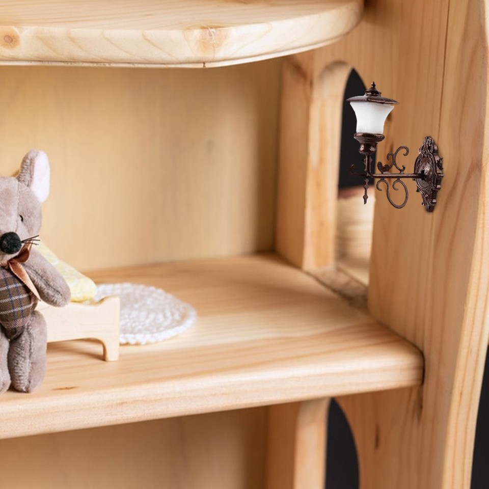 4 Pcs Mini Wall Lamp Model for Sand Table Materials Landscaping | eBay ...