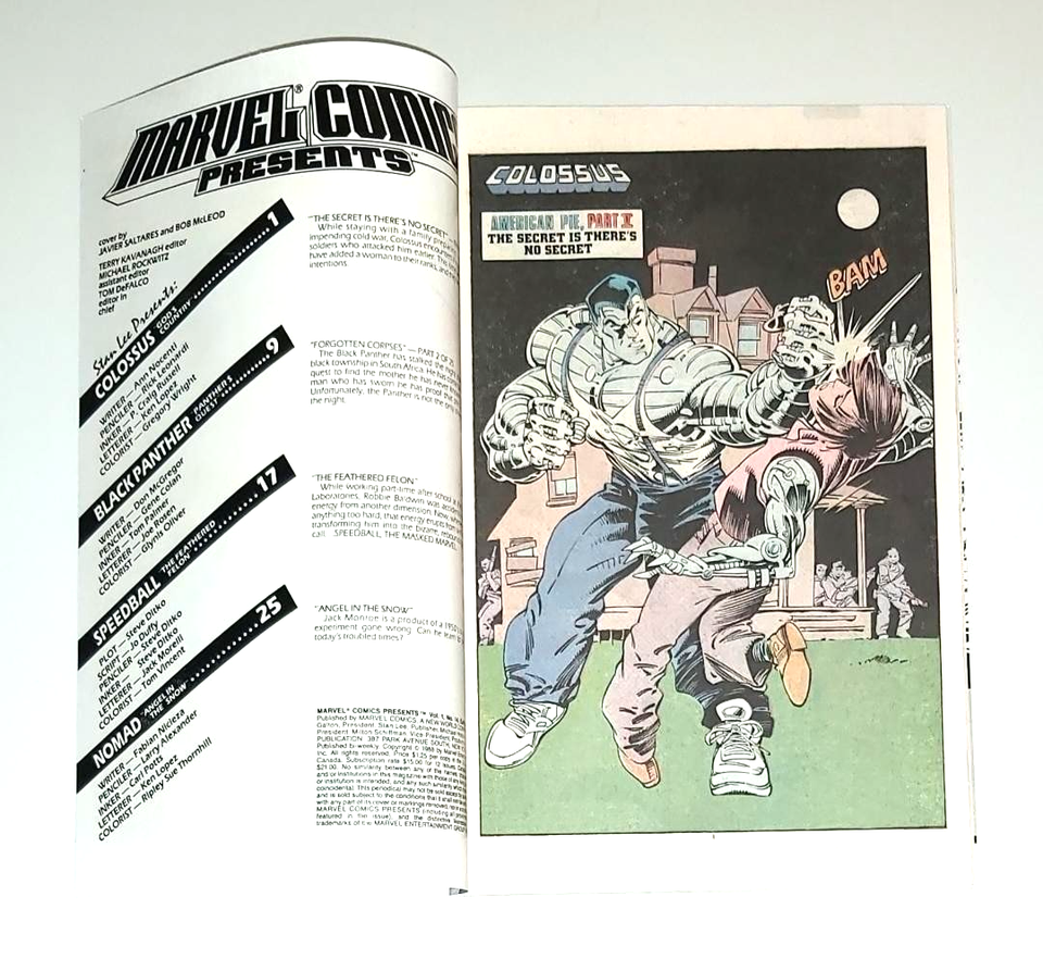 Marvel Comics Presents 14 / Black Panther / Marvel High Grade 1989 / NM ...