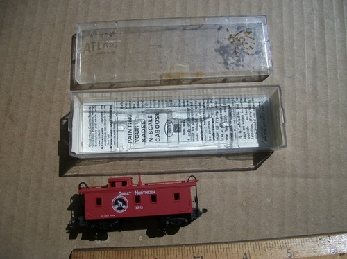 Vintage Kadee N Scale Great Northern Caboose Train Car | eBay
