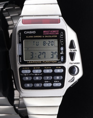 Vintage Casio Digital Wrist Controller Alarm Chrono & Calculator Watch ...