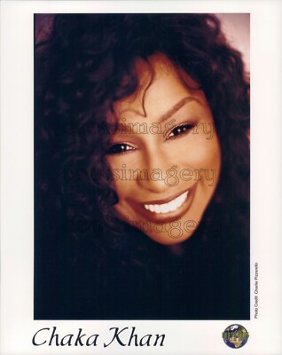 Press Photo Lovely R&B Singer Chaka Khan Sweet Smile | eBay