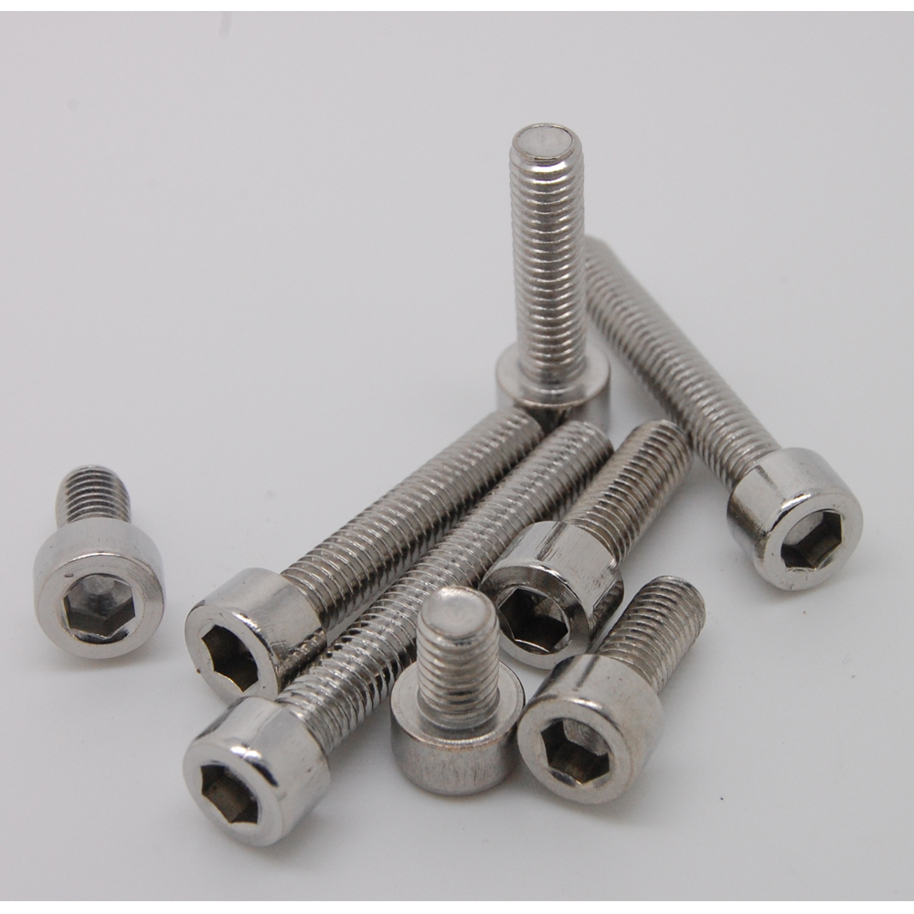 Metric Thread M6 Stainless iron Hex Bolt Kit 304 Cap Nut Washer Set ...
