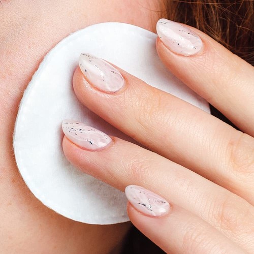 Amazon Basics Exfoliating Cotton Rounds 100 Count Soft Gentle Skin Care ...