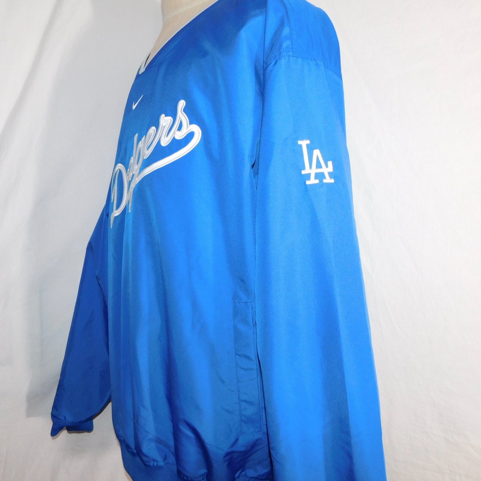 Nike MLB Los Angeles Dodgers Mens Sz XXL Center Swoosh Windbreaker ...